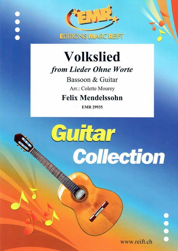Volkslied (Felix Mendelssohn Bartholdy) » Sheet Music for Bassoon ...