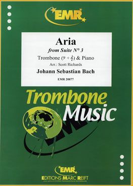 Aria by Johann Sebastian Bach » Sheet Music for Trombone - EMR20877