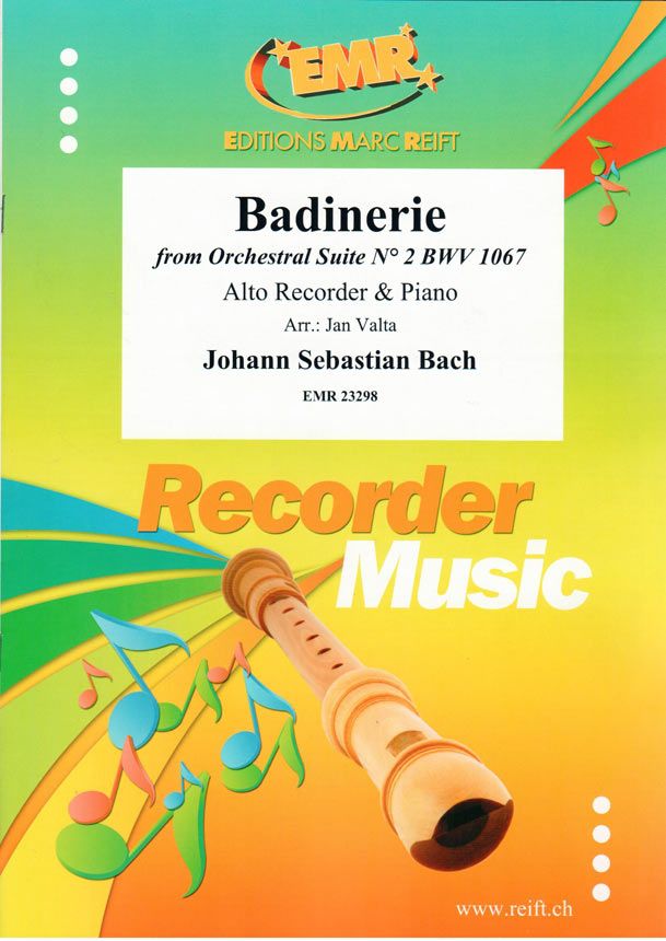Badinerie (Johann Sebastian Bach) » Sheet Music for Recorder