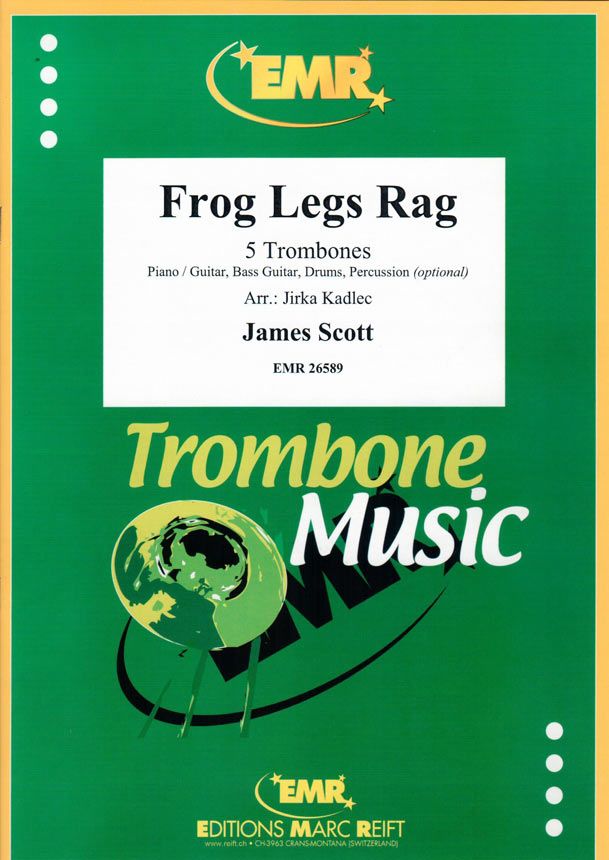 Frog Legs Rag by James Scott » Sheet Music for Trombone