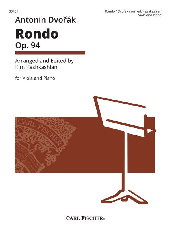Rondo op. 94 by Antonín Dvorák » Sheet Music for Viola