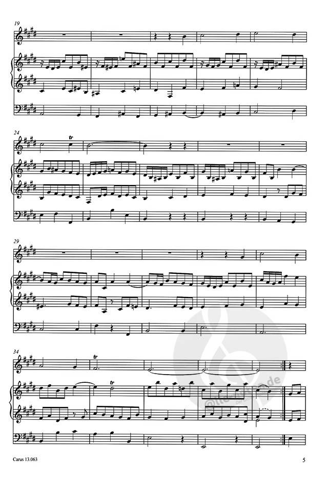 Wie schön leuchtet der Morgenstern by Johann Ludwig Krebs » Sheet Music ...