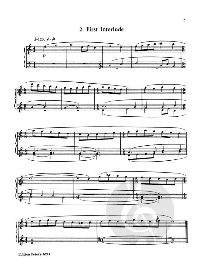 Shalimar op. 177 by Alan Hovhaness » Piano Sheet Music (Score)