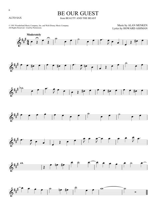 101 Disney Songs for Alto Saxophone » all-sheetmusic.com