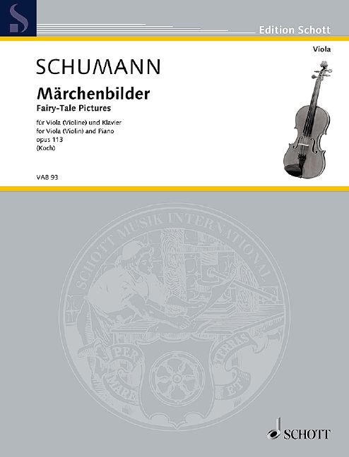 Fairy Tale pictures Op. 113 by Robert Schumann » Viola Sheet Music (Score)
