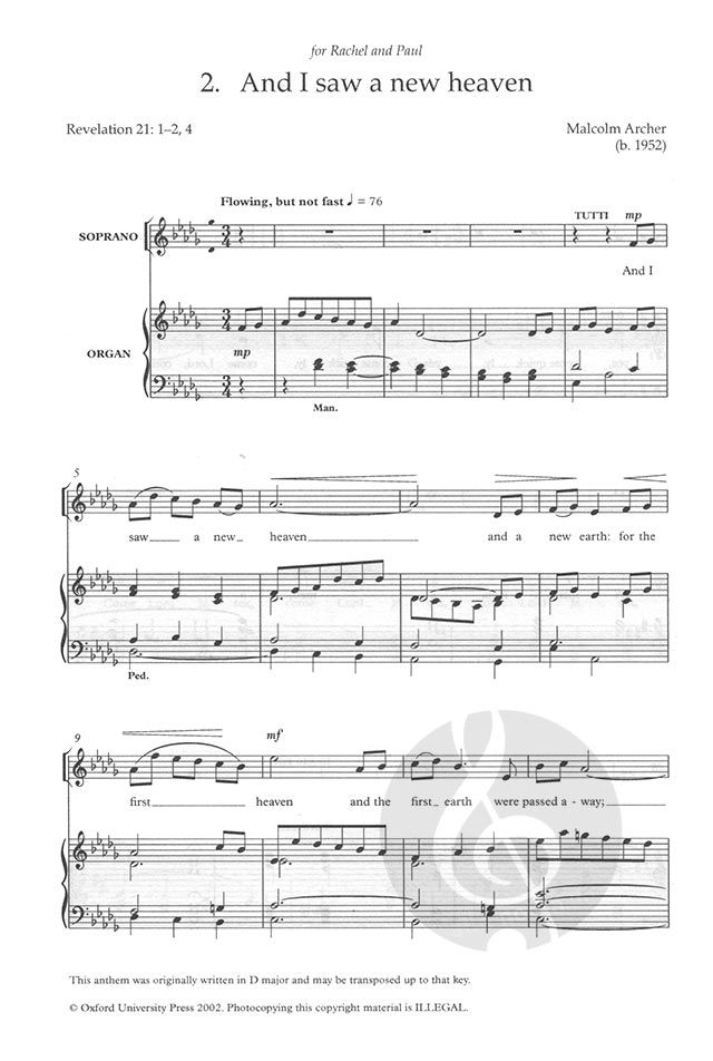 The New Oxford Easy Anthem Book » Sheet Music for Mixed Choir - OUP53318