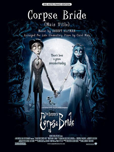 Main Title From The Corpse Bride (Big Note Piano) by Danny Elfman » all ...